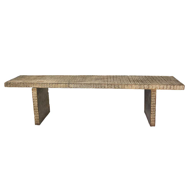Timor Carved Bench BENC-0004 | Kulo Home