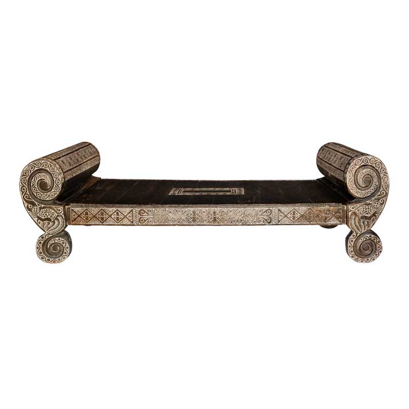 Timor Carved Daybed DBED-0014 | Kulo Home